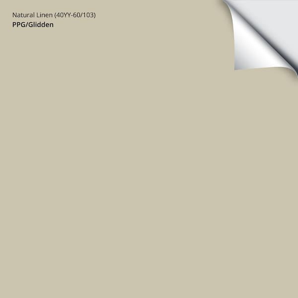 Samplize Match of PPG/Glidden Natural Linen (40YY-60/103) 12 in. x 12 ...