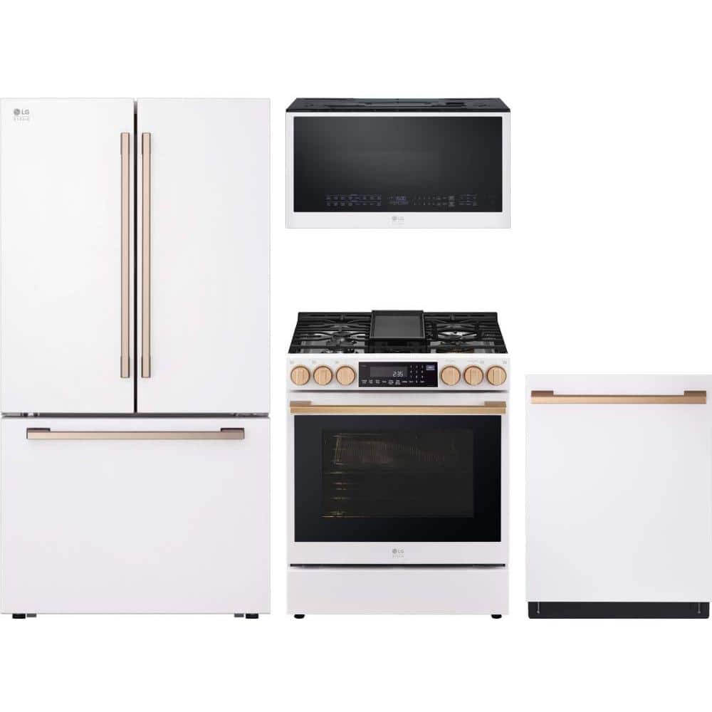 LG Studio 27 cu. ft. Counter Depth MAX Smart Refrigerator with Slide-In ...