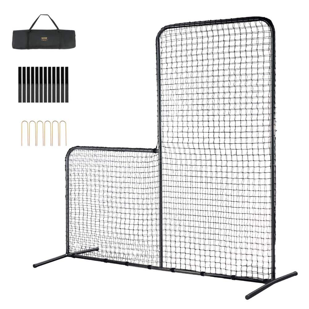SKYSHALO Screen Baseball for Batting Cage, 7x7 ft Baseball Softball Safety Screen, Body ...