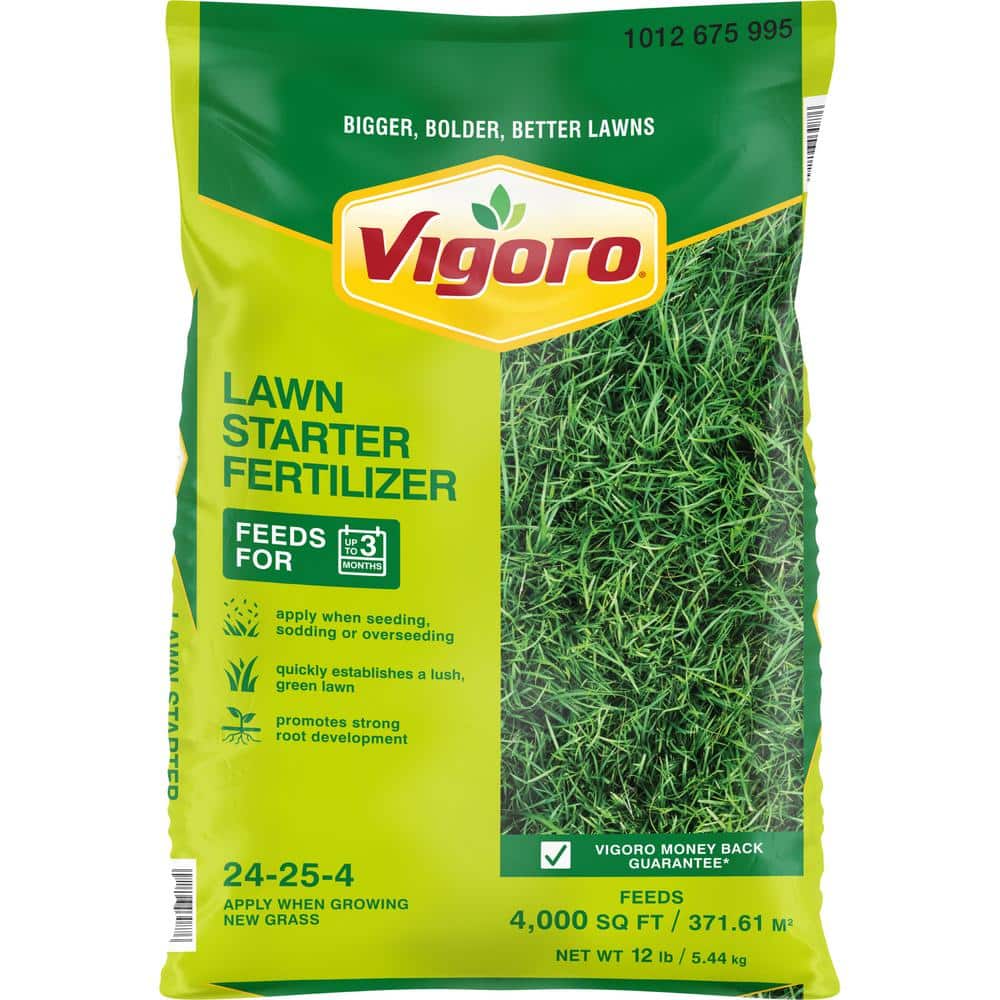 Vigoro Dry Lawn Starter Fertilizer 24-25-4 4M 12 lb. 100551619 - The ...