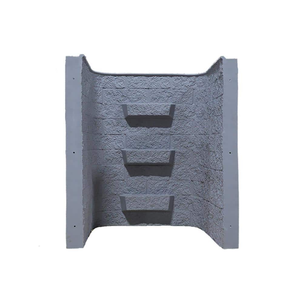 SHAPE PRODUCTS 50 in. W x 36 in. D x 60 in. H Block-Tex Fiberglass ...