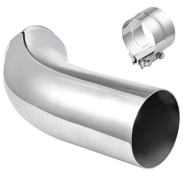 VEVOR Elbow Exhaust Tip, 4 In. Inlet, 6 In. Outlet, 23 in. Length ...