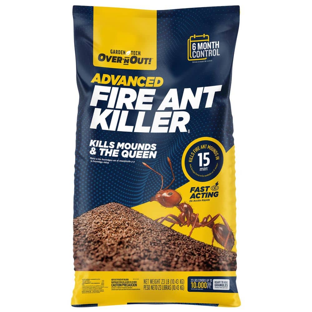 Over 'n Out 23 lb. 10,000 sq. ft. Fire Ant Killer Lawn Granules ...