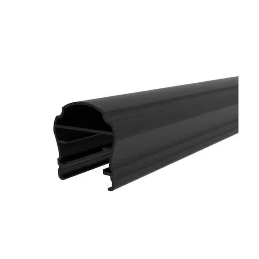 TuffBilt 6 ft. Matte Black Cambridge Aluminum Railing Top Rail 73058467 ...