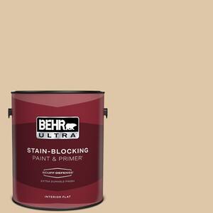 BEHR PREMIUM PLUS 8 oz. #PPU4-13 Sand Motif Semi-Gloss Interior ...