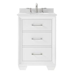 Water Creation Myra 24 in. W x 18 in. D Bath Vanity in Glacial Green ...