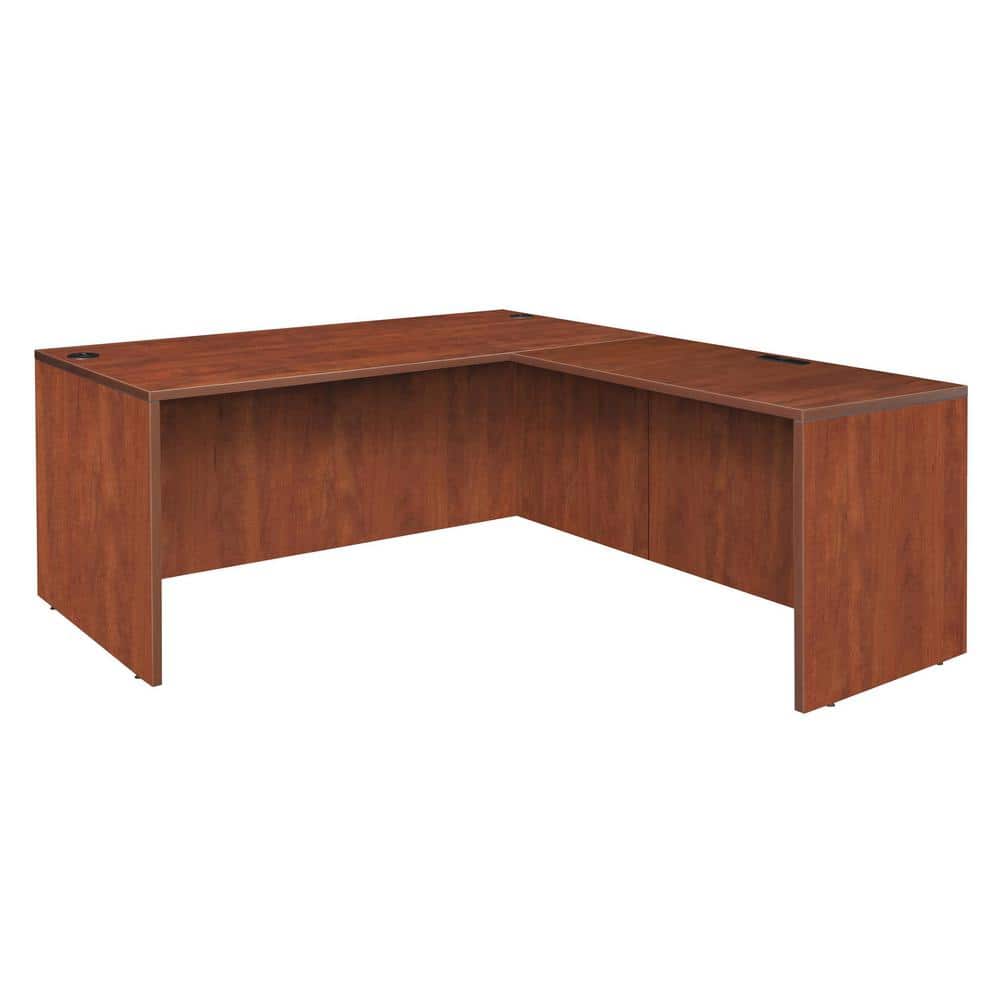 Regency Magons 60 in. Cherry L-Desk Shell with 47 in. Return Shell ...