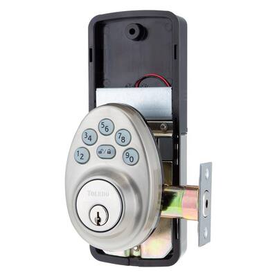 TOLEDO Electronic Stainless Steel Deadbolt with Remote Control CV180E-US15