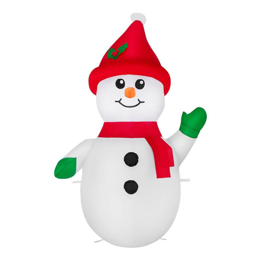 Home Accents Holiday 3.5 ft Snowman Holiday Inflatable 22GM18573 - The ...