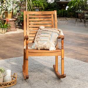 Leigh Country Char-Log Wood Outdoor Rocking Chair TX 93860
