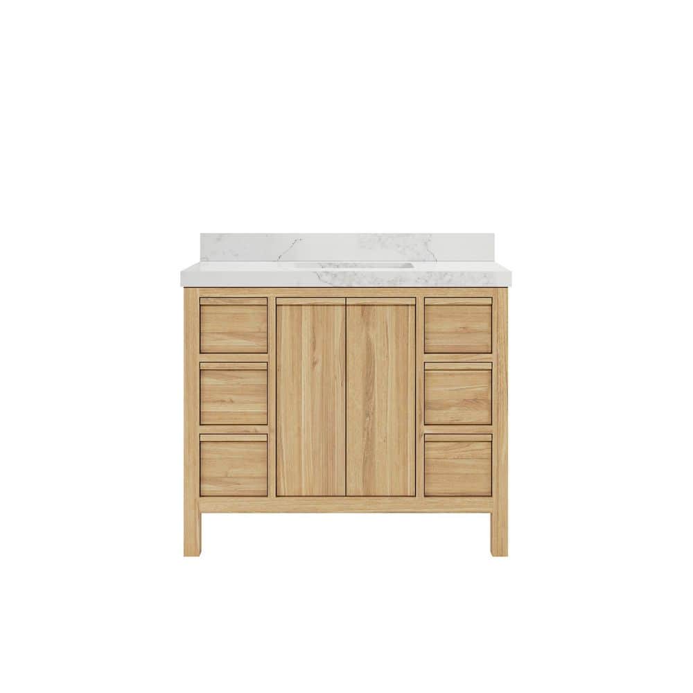 Willow Collections Elizabeth 42 in. W x 22 in. D x 36 in. H Bath Vanity ...