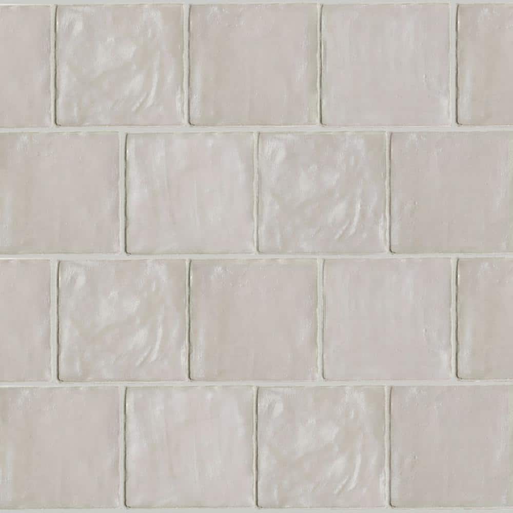 Apollo Tile Green 4 in. x 4 in. Polished and Honed Ceramic Mosaic Tile ...