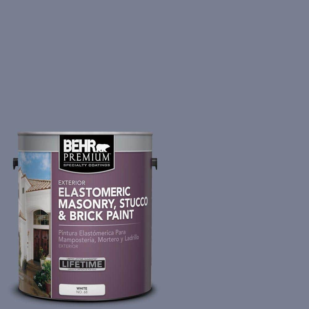 BEHR PREMIUM 1 gal. #MS-77 Purple Storm Elastomeric Masonry, Stucco and ...