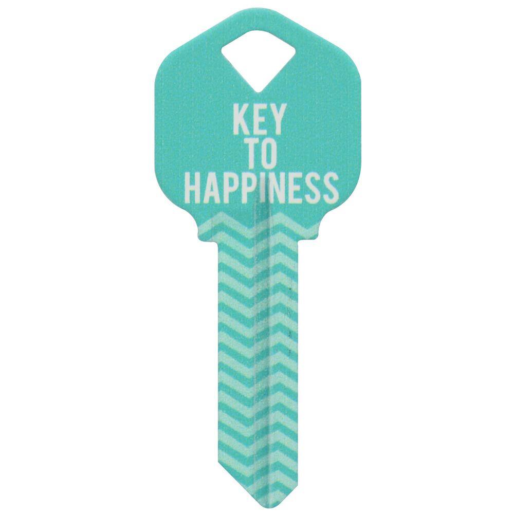 The Hillman Group Kwikset Brass House and Entry Key Blank Key to ...