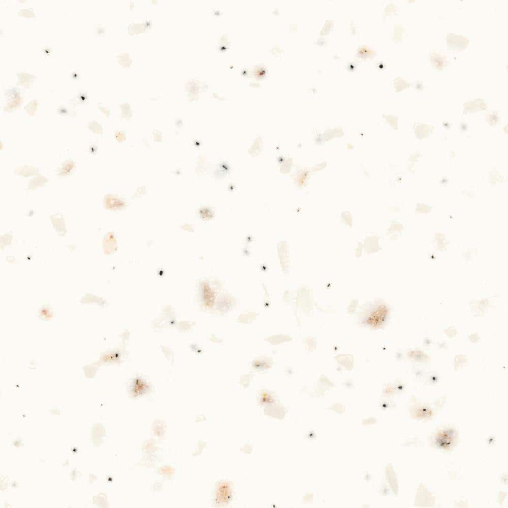 LG Hausys HI-MACS 2 in. Solid Surface Countertop Sample in Tundra ...