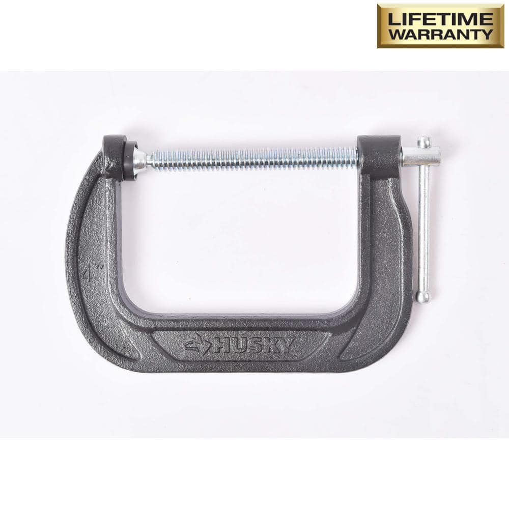 Husky 4 in. C-Clamp HD-2016-0304 - The Home Depot