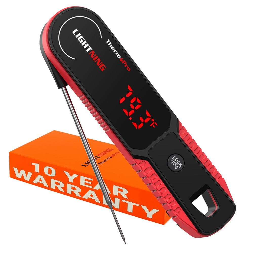 ThermoPro Lightning 1-Second Instant Read Meat Thermometer ...