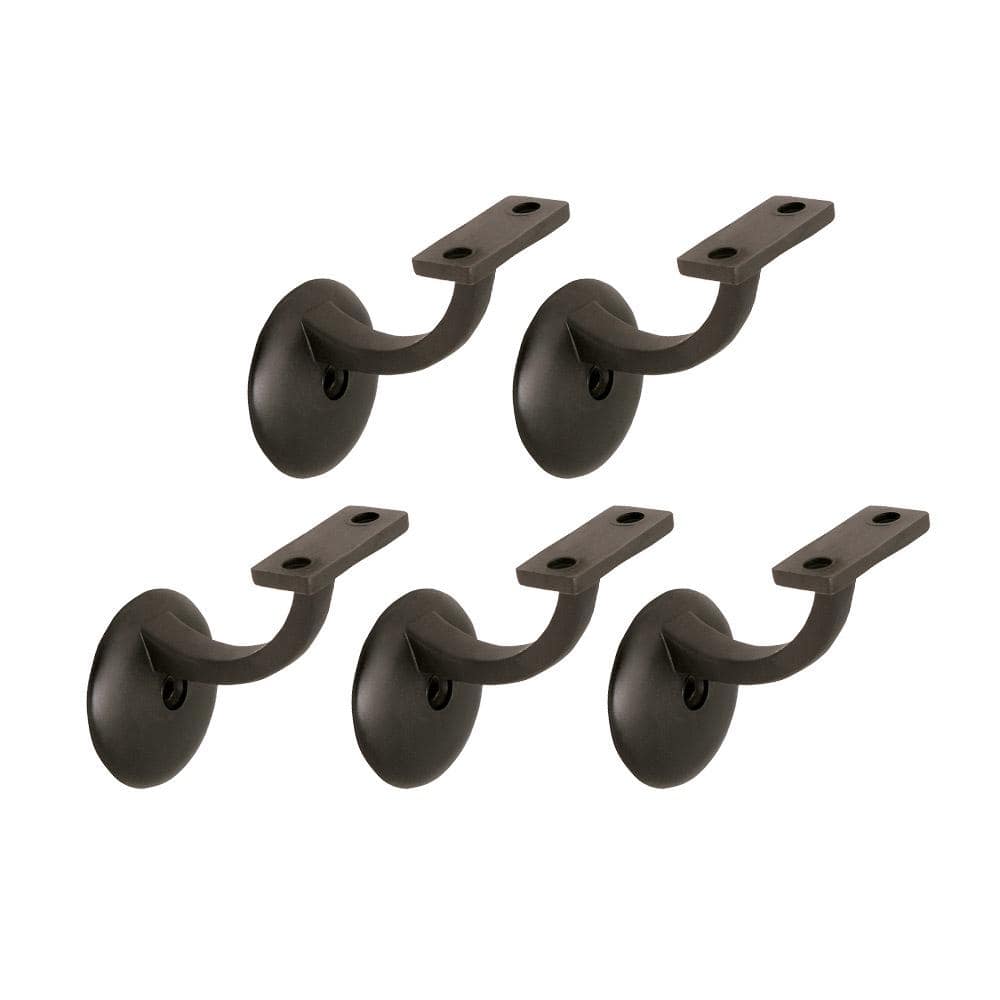 Design House Oil Rubbed Bronze Jumbo Handrail Bracket (5-Pack) 182048 ...