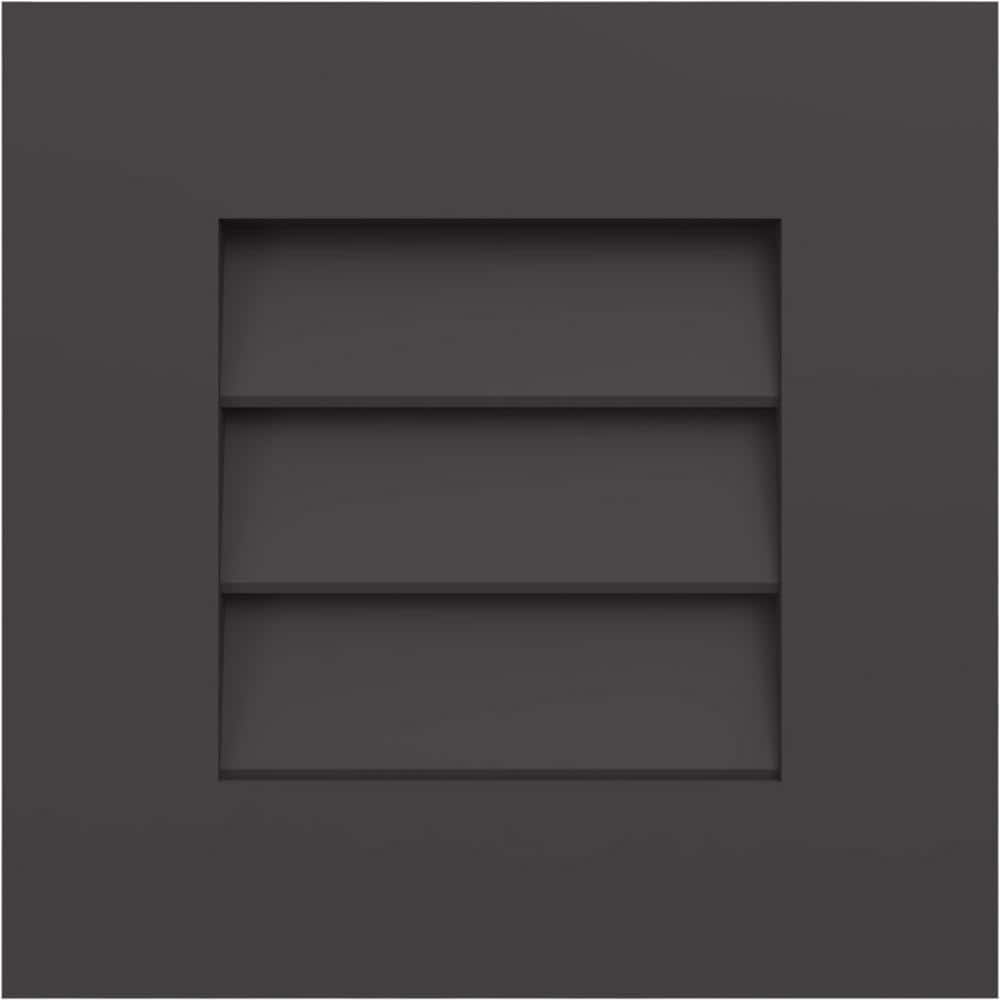 Ekena Millwork 12-in W x 12-in H True Fit PVC Louver Shutters Sample ...