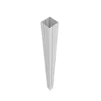 Veranda 4 in. x 4 in. x 100 in. White Vinyl Railing Post Wrap 73045555 ...