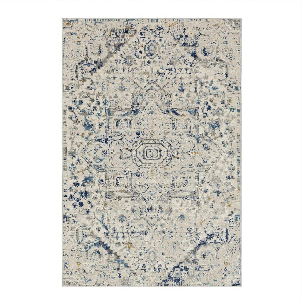 Mohawk Home Damon Blue 7 ft. 10 in. x 10 ft. Area Rug 832322 - The Home ...