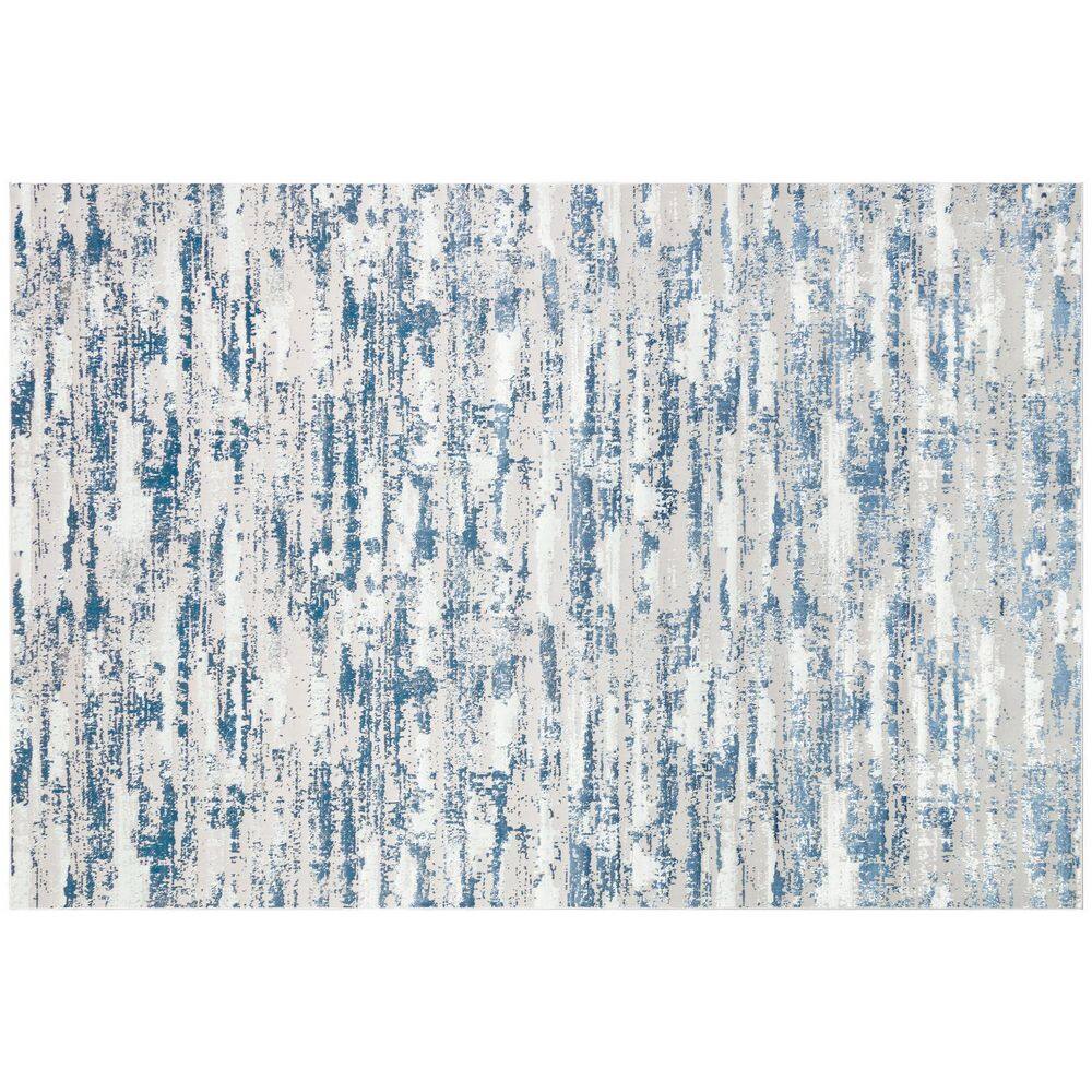 Amazing Rugs Milano Home 8 ft. x 11 ft. Navy Blue Woven Area Rug ...