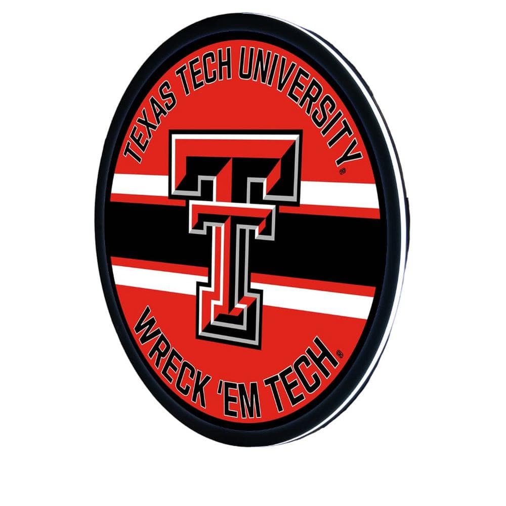 Evergreen Texas Tech University 15 in. Round Plug-in LED Lighted Sign ...