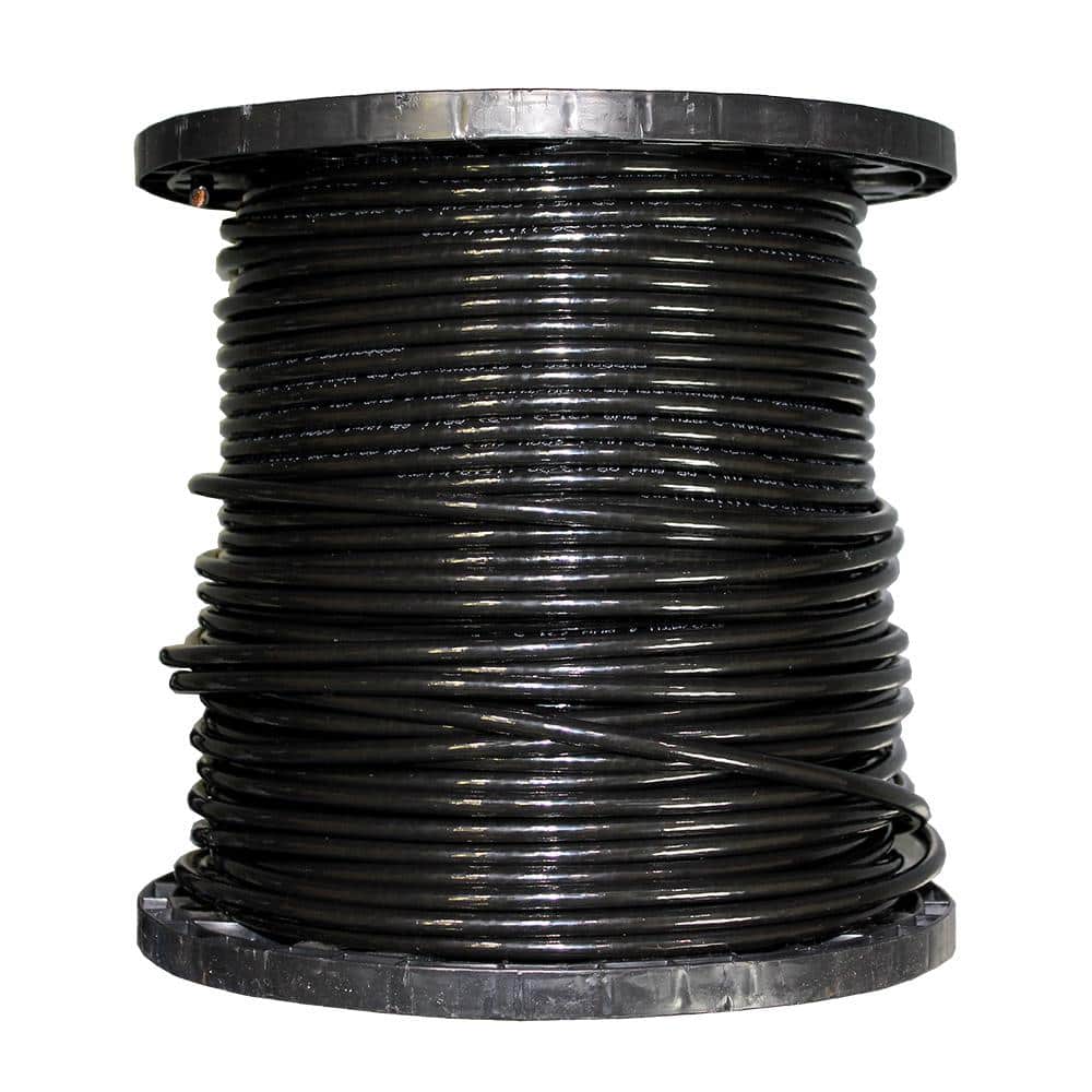 Cerrowire 500 ft. 3 Gauge Black Stranded Copper THHN Wire 112-4501J ...