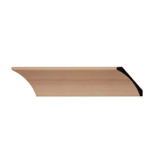 Ekena Millwork WM49 2.09 in. D x 3 in. W x 6 in. L Wood (Cherry) Crown ...