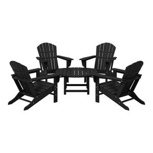 WESTIN OUTDOOR Altura Fade Resistant HDPE Plastic Orange 5-Piece ...