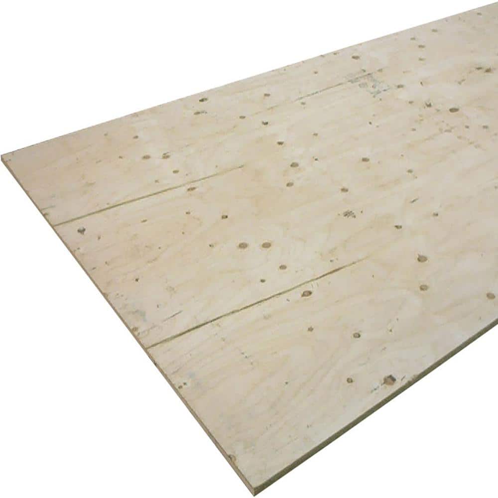 Pressure Treated Rated Sheathing Plywood Common 15 32 In X 4 Ft X 8