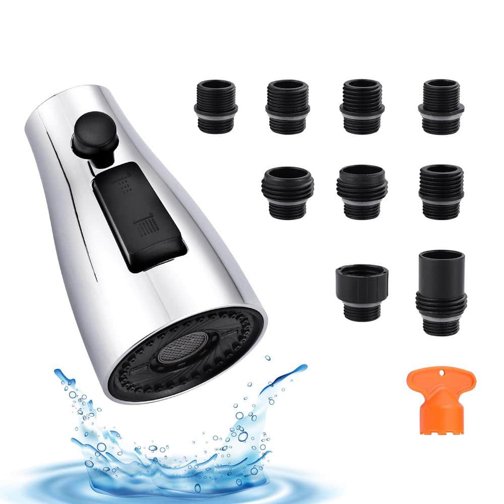 IVIGA 3-Function Sprayer Pull Down Kitchen Faucet Spray Head ...