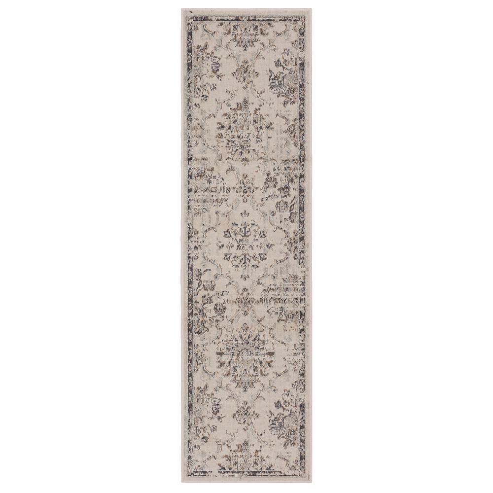 Mohawk Home Viola Tan 2 ft. 1 in. x 5 ft. Traditional Ornamental Khotan ...