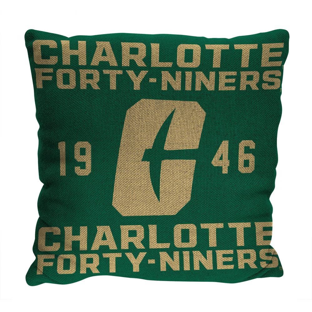 The Northwest Group Ncaa Unc Charlotte Stacked Pillow 1col130020145ret