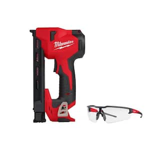 Milwaukee M12 12-Volt Lithium-Ion Cordless 3/8 in. Crown Stapler w/M12 ...
