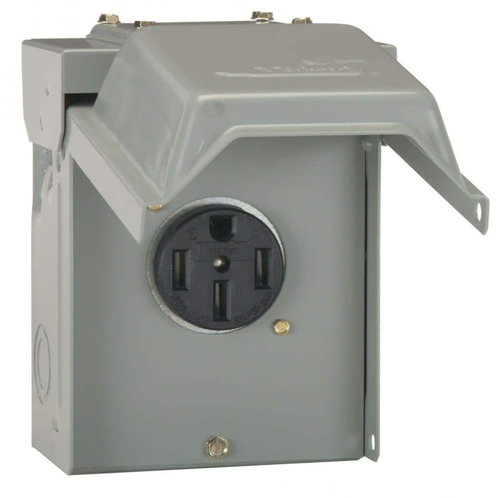 Midwest Electric Products 50 Amp Temporary RV Power Outlet (U054PP ...