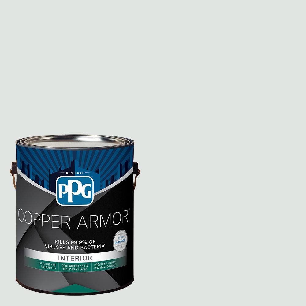COPPER ARMOR 1 gal. PPG1012-1 Icy Bay Eggshell Antiviral and ...