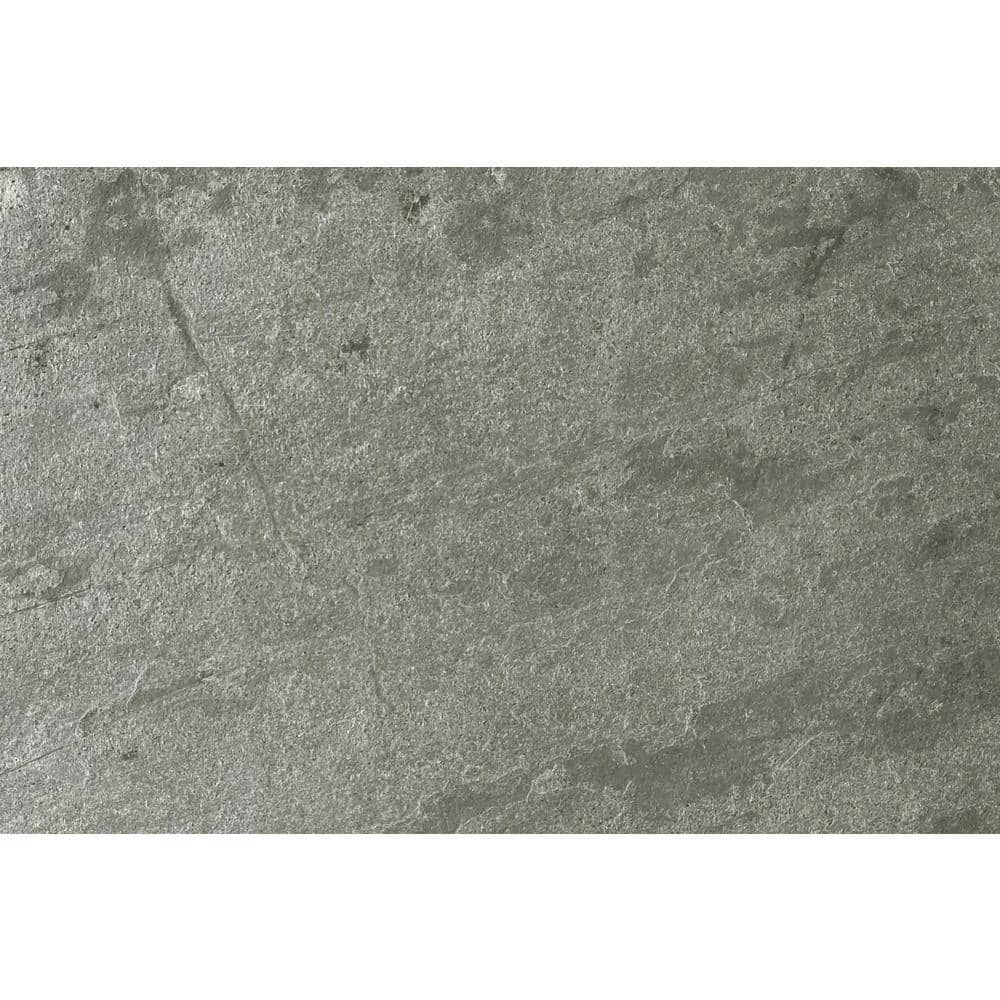 Dundee Deco Falkirk Johnstone 2/25 in. x 3 ft. x 2 ft. Silver Stone ...
