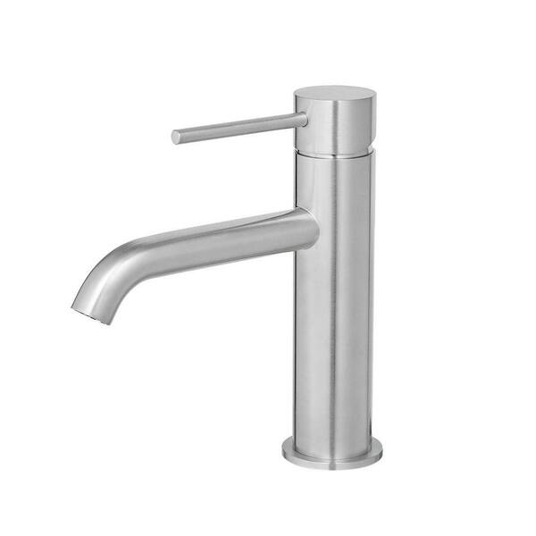 Fapully Single Handle Single Hole Bathroom Sink Faucet, Modern Type ...