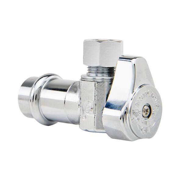 1 2 In Press Connect Inlet X 3 8 In Compression Outlet 1 4 Turn Angle 1 2 In Press Connect Inlet X 3 8 In Compression Outlet 1 4 Turn Angle