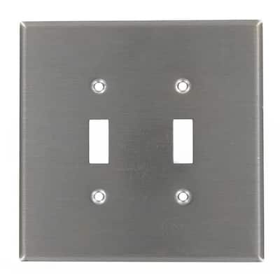 Leviton - Jumbo - Stainless Steel - Wall Plates - Electrical - The Home ...