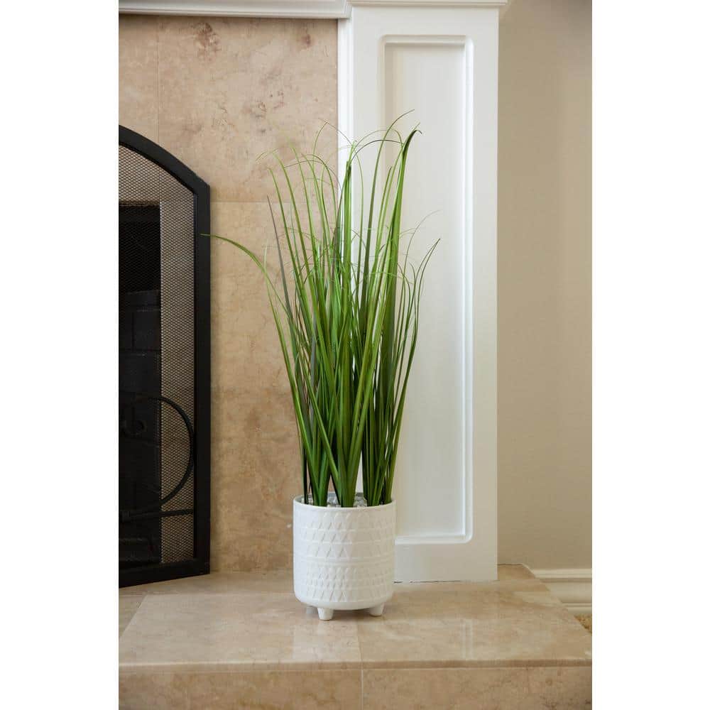 Flora Bunda 28 in. Artificial Onion Grass in 6 in.X 6 in. PHARAOH ...