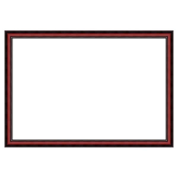 Amanti Art Rubino Cherry Scoop 39 in. x 27 in. Wood Framed Dry Erase ...