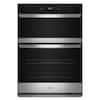 Whirlpool 27 in. Electric Wall Oven & Microwave Combo in. Fingerprint Resistant Stainless Steel ...