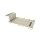 Tile Redi Base'N Bench 30 in. x 60 in. Single Threshold Shower Base and ...