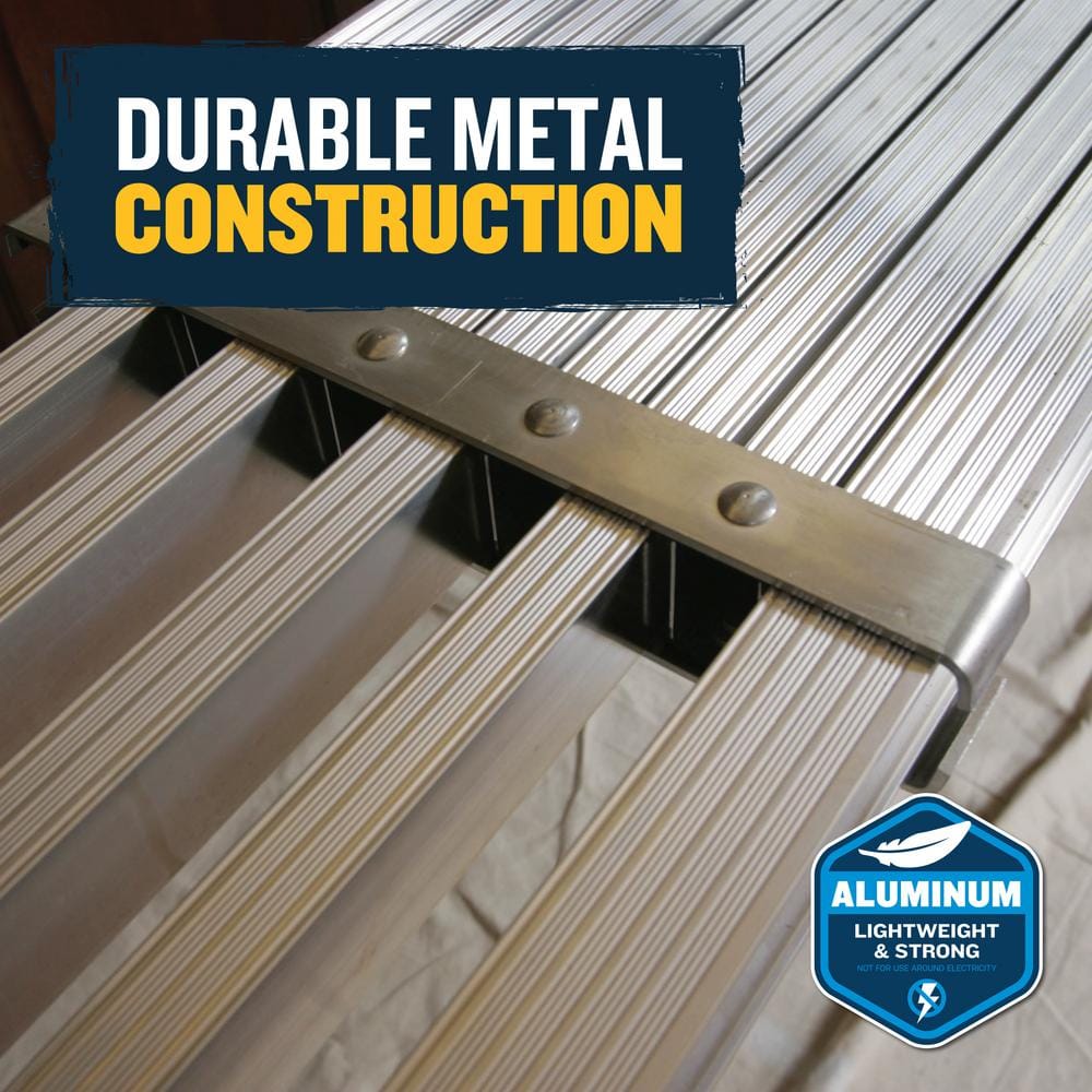 Adjustable 8-13 ft. Aluminum Extension Plank, Holds Nepal | Ubuy