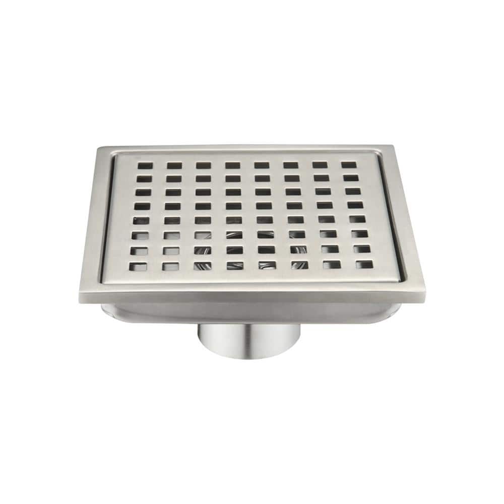 Tahanbath 6 inch Grid Shower Floor Drain Z-W928P199085 - The Home Depot