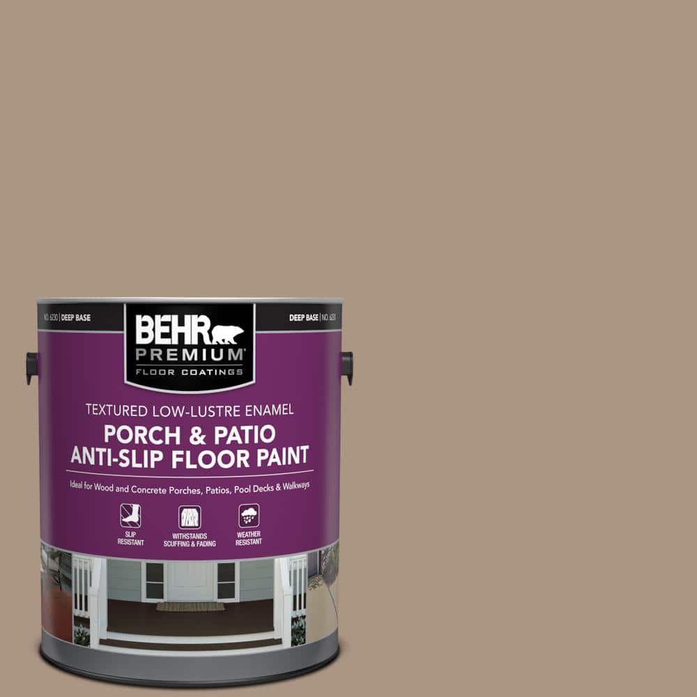 BEHR PREMIUM 1 gal. #MS-24 River Stone Textured Low-Lustre Enamel ...