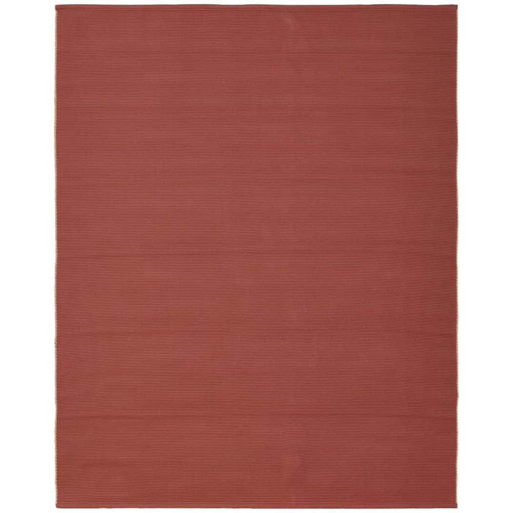 HomeRoots 10 ft. x 14 ft. Red, Tan Abstract Area Rug 2000567766 - The ...