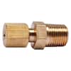 LTWFITTING 1/8 in. O.D. Comp x 1/8 in. MIP Brass Compression Adapter ...